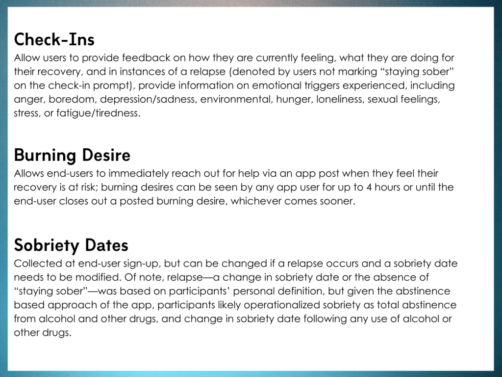 Substance use disorder recovery – there’s an app for that… but who uses ...