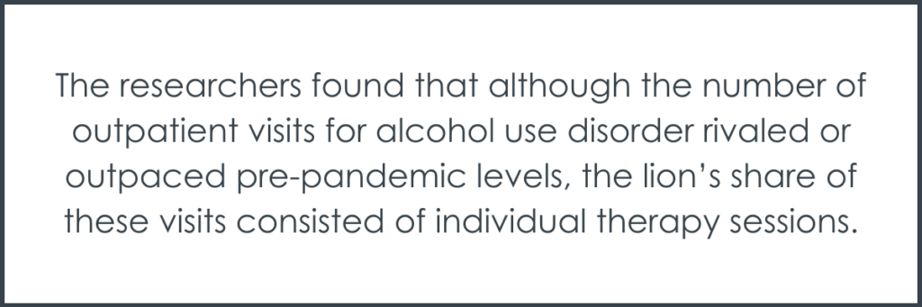 Patients with alcohol use disorders embraced telemedicine during the ...