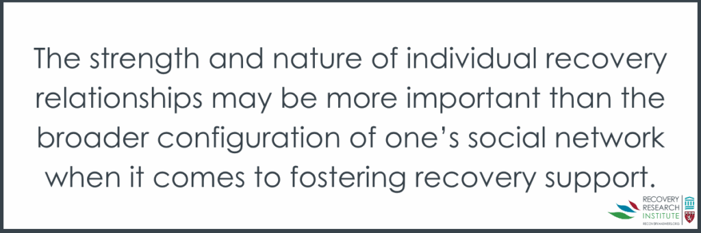 Social support is important for recovery, but what aspects matter most ...