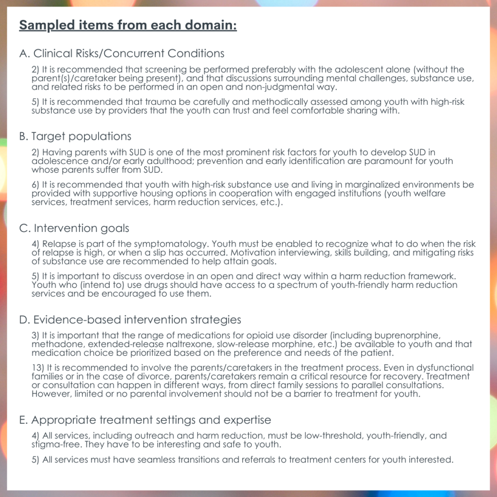 Developing international consensus to address high-risk drug use and ...