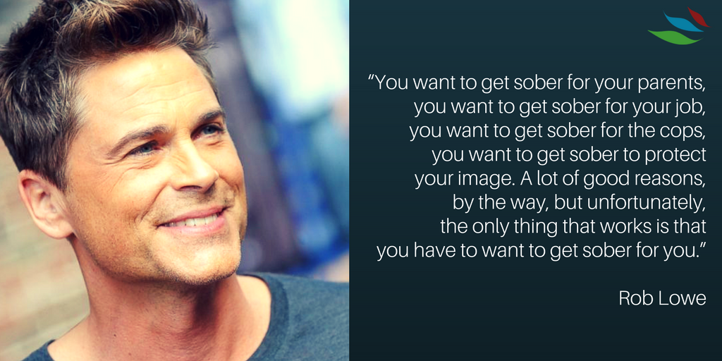 ROB LOWE QUOTE ON ADDICTION TREATMENT AND RECOVERY – Recovery Research ...