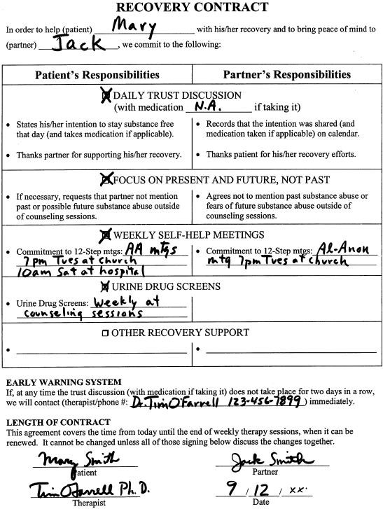 Behavioral Couples Therapy BCT Recovery Research Institute