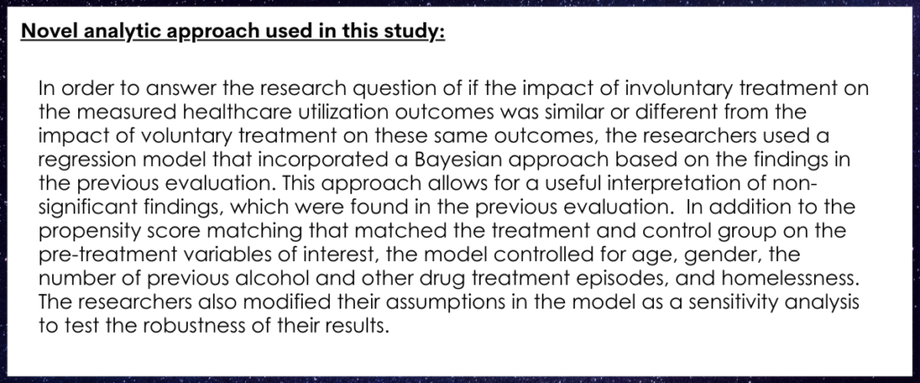 Civil commitment to treatment associated with reduced healthcare ...
