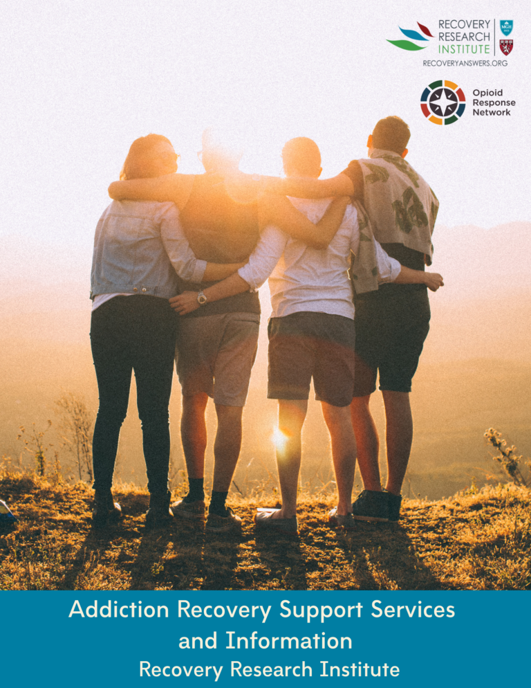Addiction Recovery Support Services and Information – Recovery Research ...